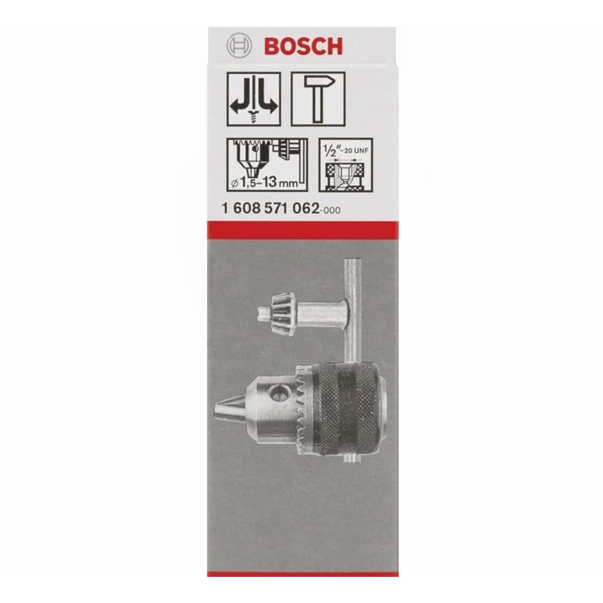 BOSCH Zahnkranzbohrfutter Bohrfutter 1,5-13 mm, 1/2, 18,99
