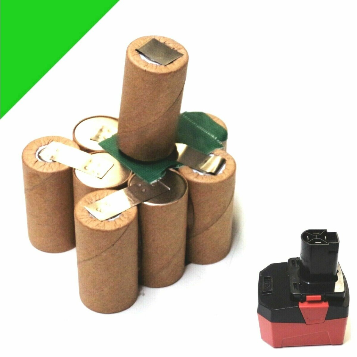 Tauschpack für Original Metabo Akku 12 V 2 Ah NiCd -- 25472000, 38,99