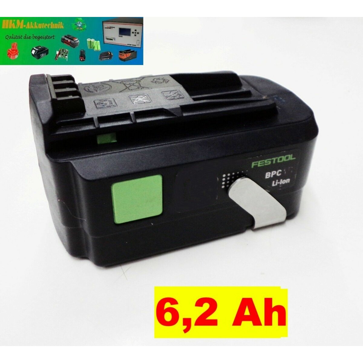 Festool Akku BPC 18 - 18 V Li - 6,2 Ah - comp. BPS 18, 100,01