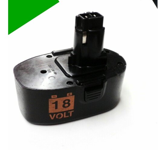 Original Black & Decker Akku 18 V mit 2. Ah NiCd A9277 - A9282 - Fire ...