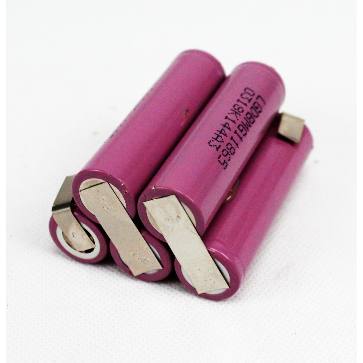 Li-Ion Akku 18650 BAK 5S1P Pyramide 18 V 2.5 Ah 10A mit Lötfahne 7920 ...