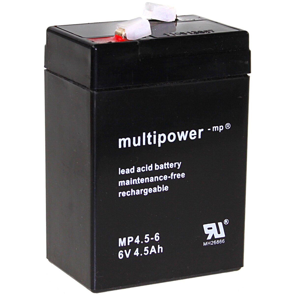 Multipower Blei-Akku MP4,5-6 Pb 6V / 4,5Ah Faston 4,8, 8,68