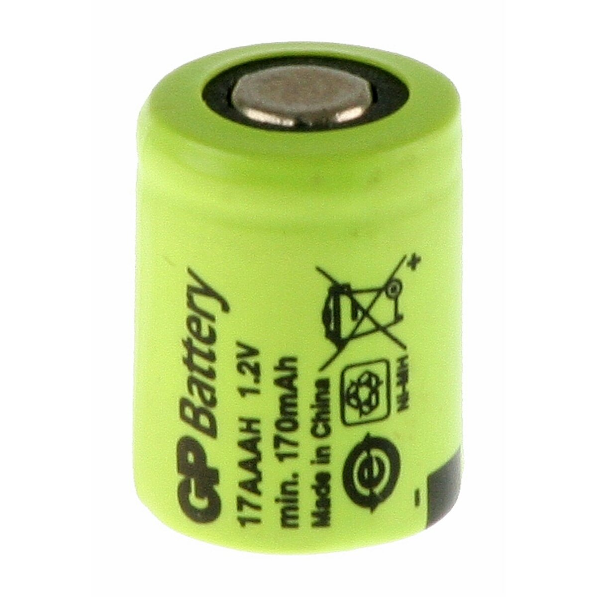GP Akku 1/3 AAA 1,2V / 170mAh NiMh GP17AAAH, 2,29