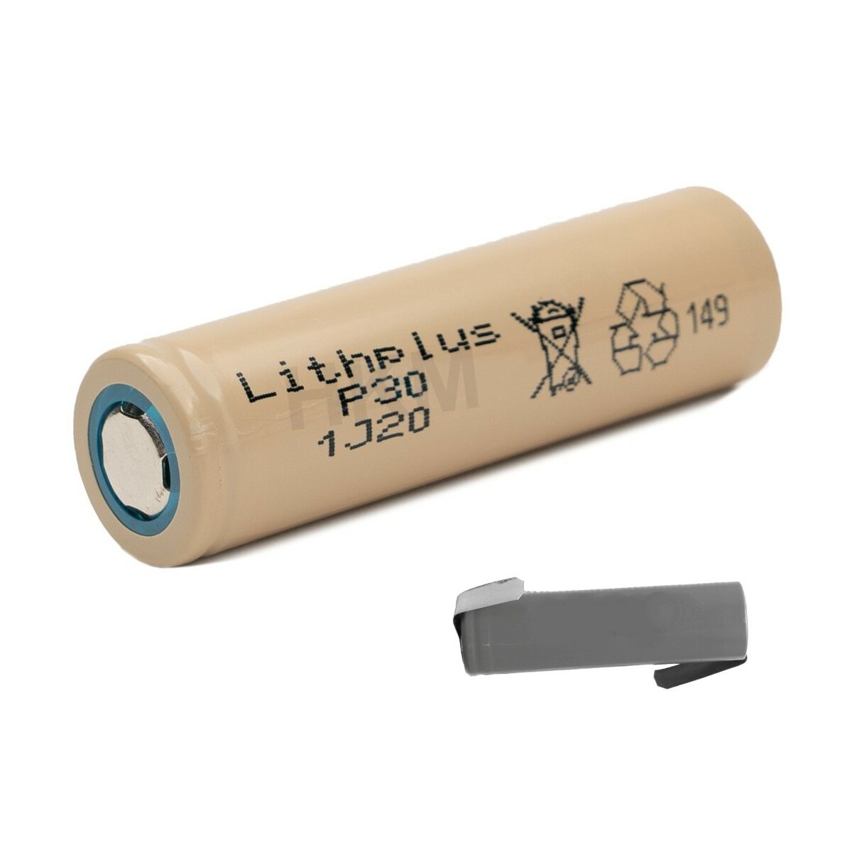 Lithplus L18650-2.0 1950mAh - 30A Ersatz Akku für Samsung 20R Lötfahn ...