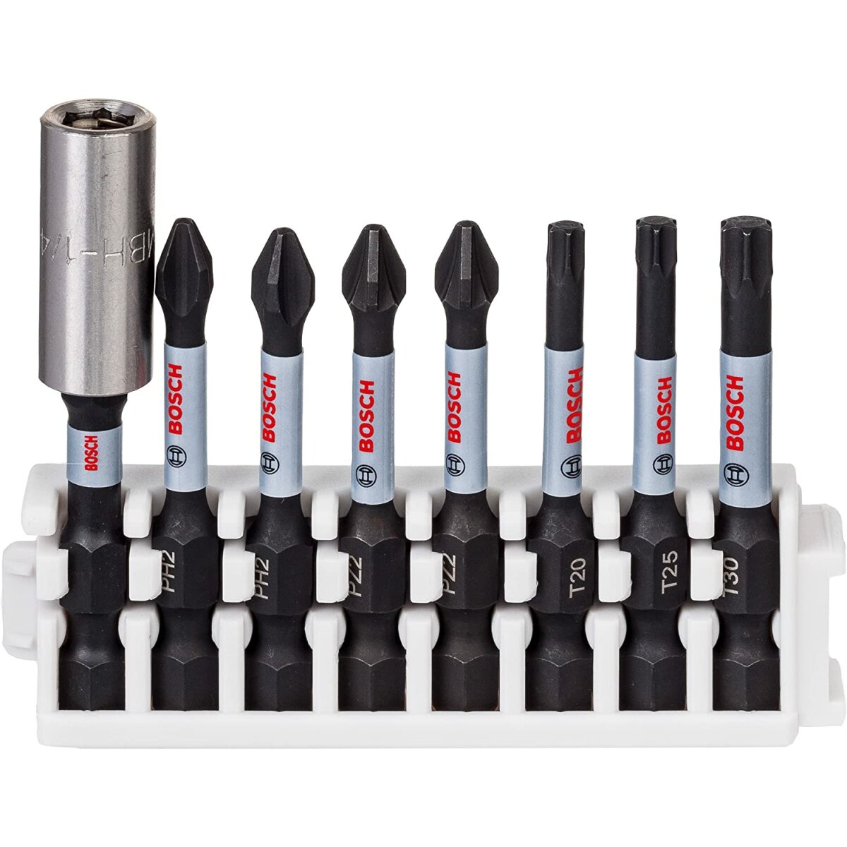 Bosch Professional 8tlg. Schrauber Bit Set (Impact Control, T/PZ/PH B ...