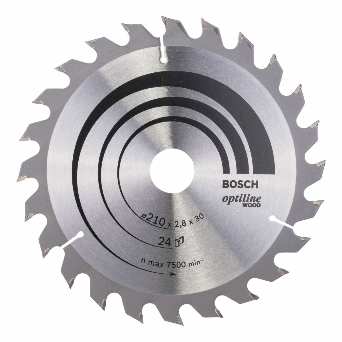 Bosch HM Sägeblatt Optiline Wood 210x2,8x30 Z=24 Zähne, 19,99