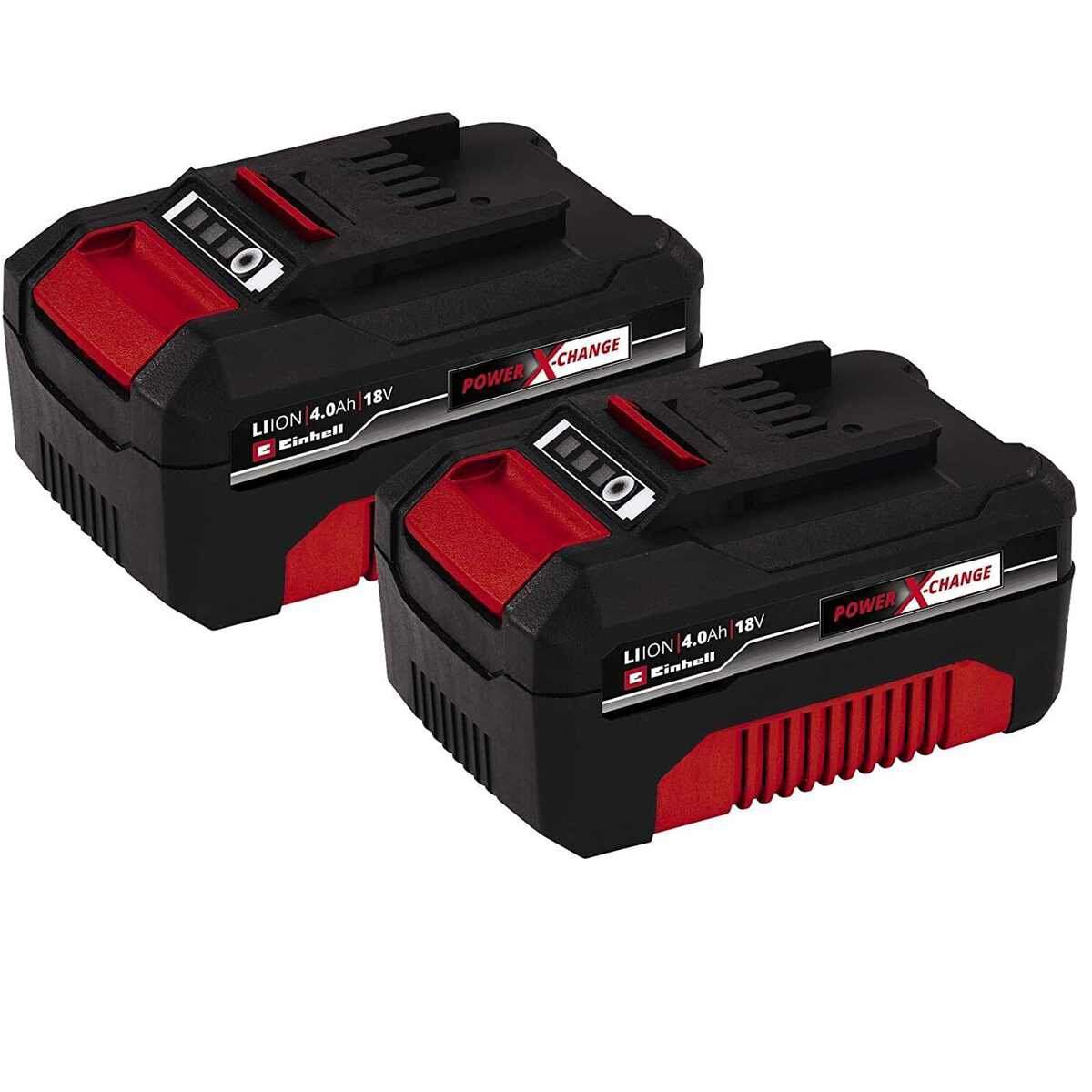 Einhell Akku PXC-Twinpack 4,0 Ah Power X-Change Li-Ion 18 Volt 2er Pa