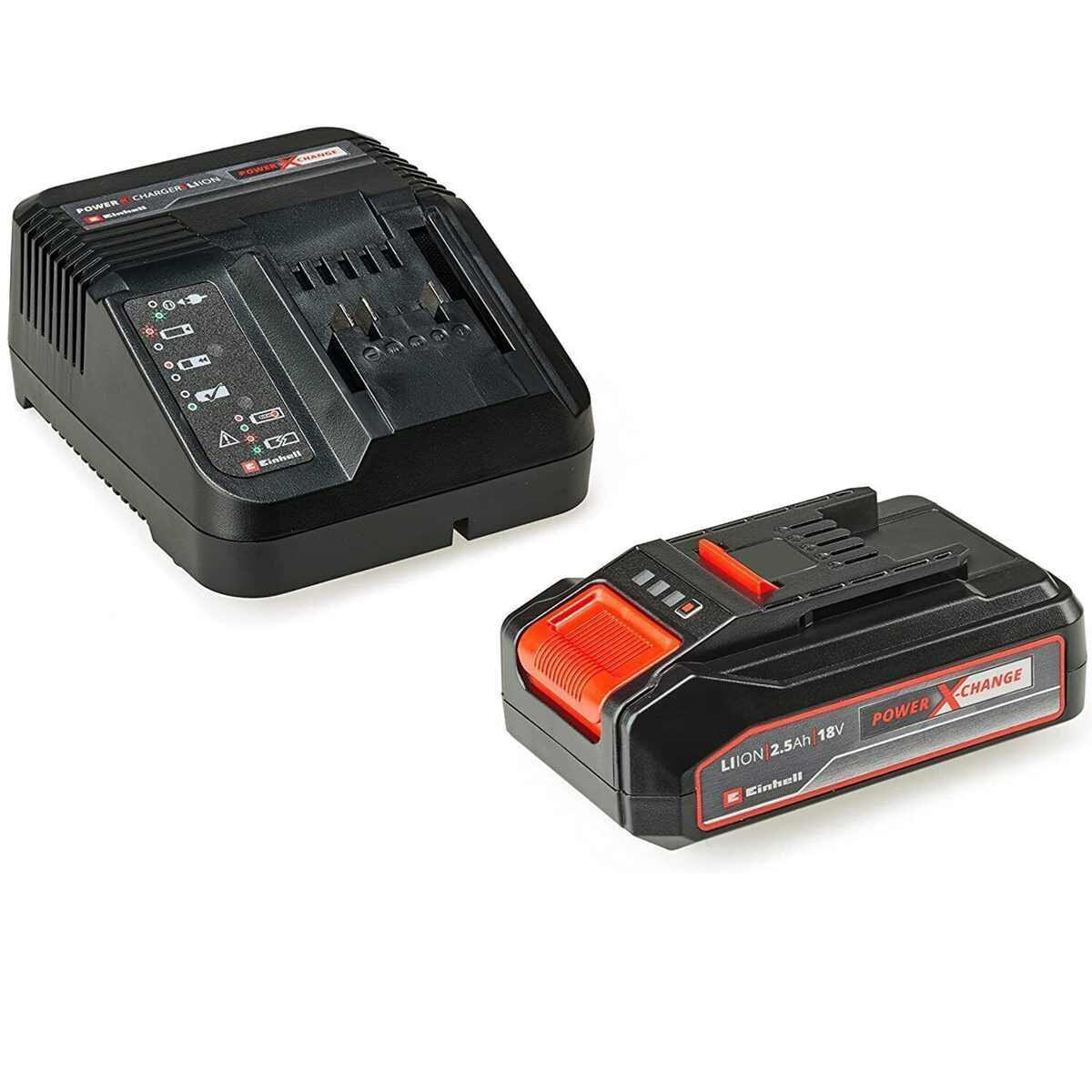 Einhell Starter Kit 2,5 Ah Akku & Ladegerät Power X-Change, 18V, 25,9