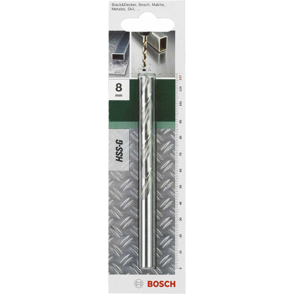 Bosch Metallbohrer HSS-G geschliffen (Ø 13 mm), 6,89