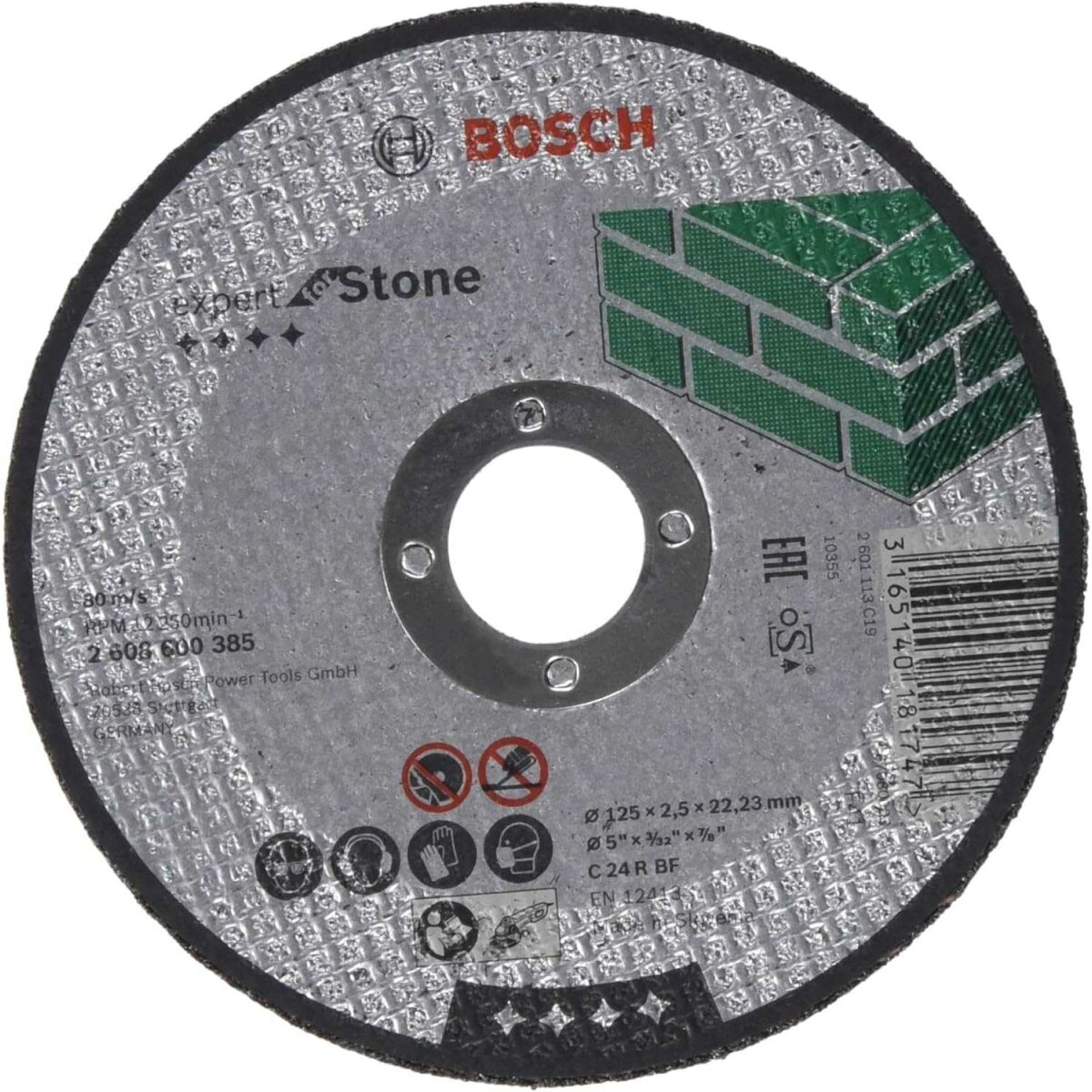 Bosch Trennscheibe Stein, Granit, C 24 R BF, Ø 125 mm, 2.5 mm Expert ...